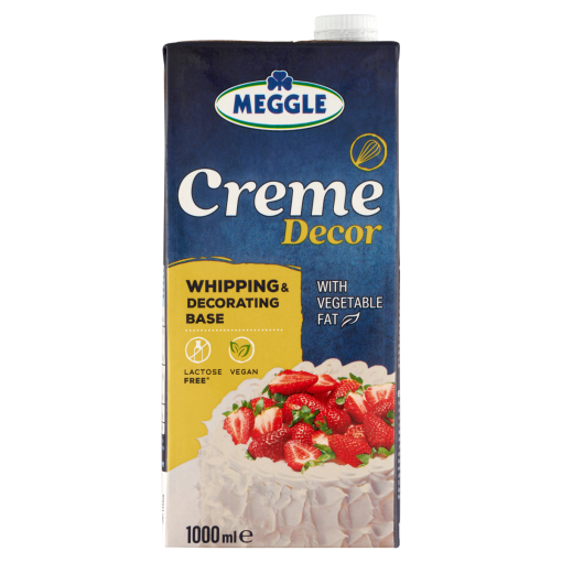 Meggle Creme Decor UHT cukrozott növényi zsír alapú készítmény hab ...